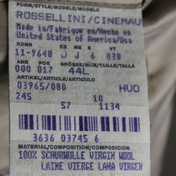 Hugo Boss | Suits & Blazers | Hugo Boss Saks Fifth Avenue Brown Pattern ...